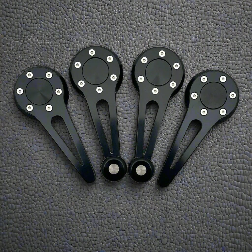 RAVEN/BLACKOUT Window Crank & Door Handle Sets for Beetle, Ghia, Type ...